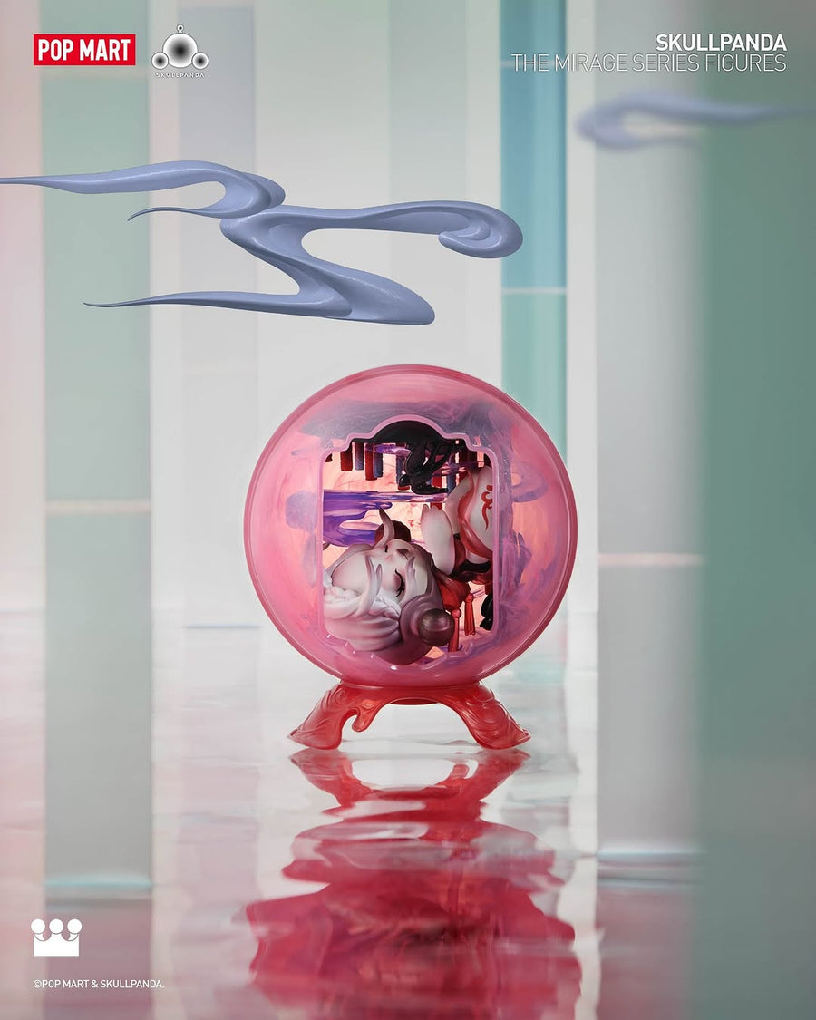 Original POPMART SKULLPANDA The Mirage Series Figures 泡泡玛特SKULLPANDA「邸 ...