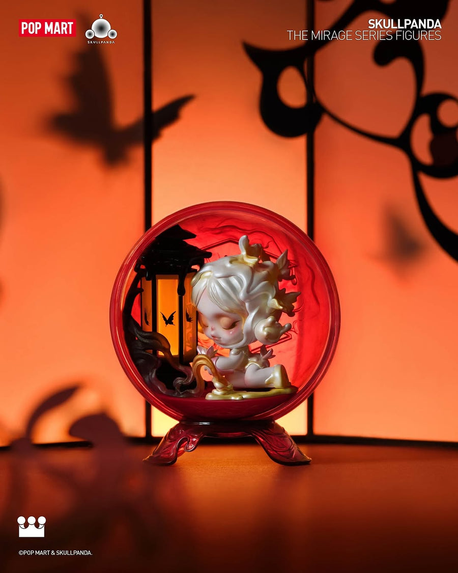 Original POPMART SKULLPANDA The Mirage Series Figures 泡泡玛特SKULLPANDA「邸 ...