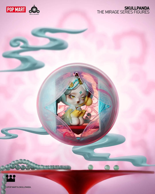 Original POPMART SKULLPANDA The Mirage Series Figures 泡泡玛特SKULLPANDA「邸 ...