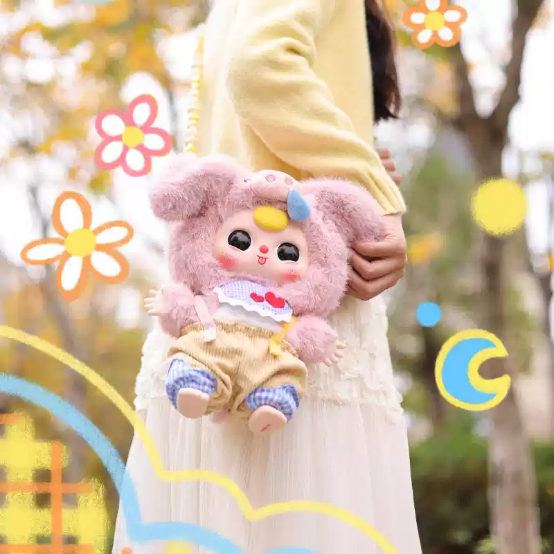 Baby Three 400% 2nd generation series blind box 娃三岁400%二代系列盲盒可爱毛绒潮玩公仔 ...