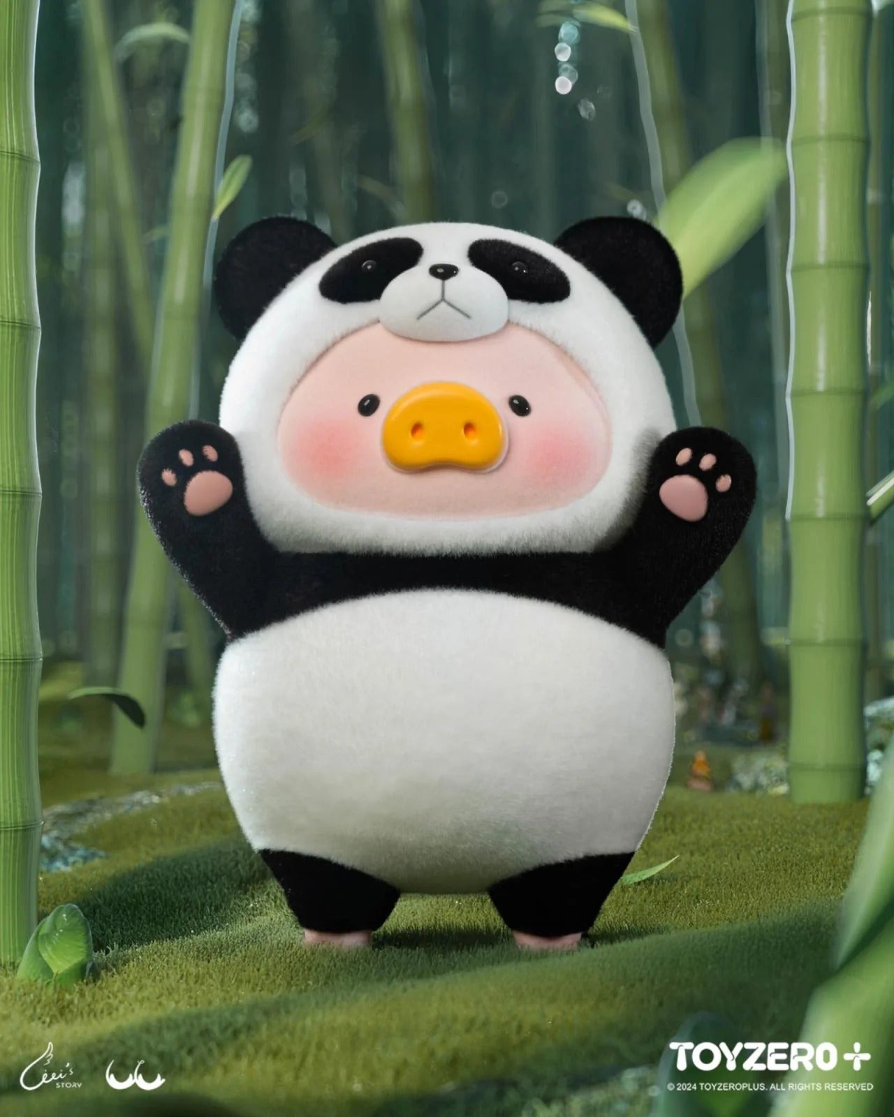 Original TOYZERO+ LuLu the Piggy - XL PANDA LULU 罐头猪XL熊猫 – STC Toys ...