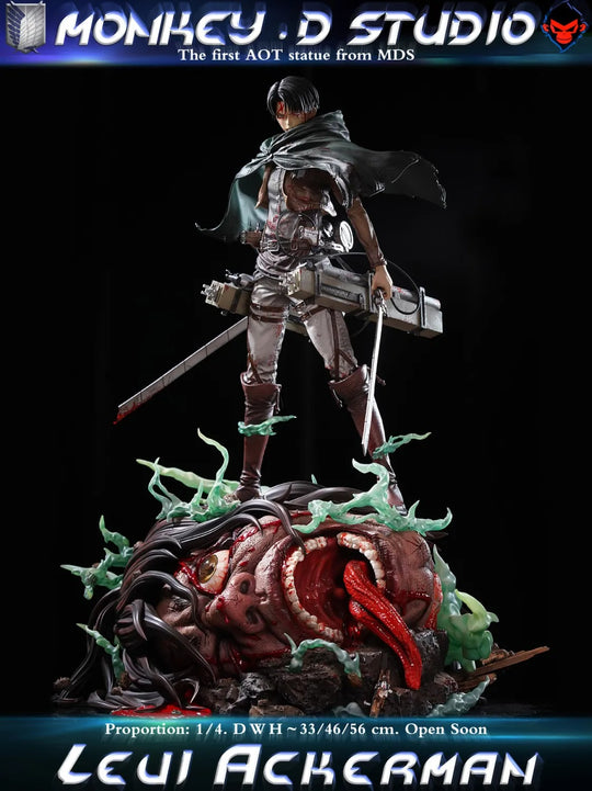 【Pre order】Monkey D Studio 1/4 Attack on Titan Levi Ackerman – STC Toys ...