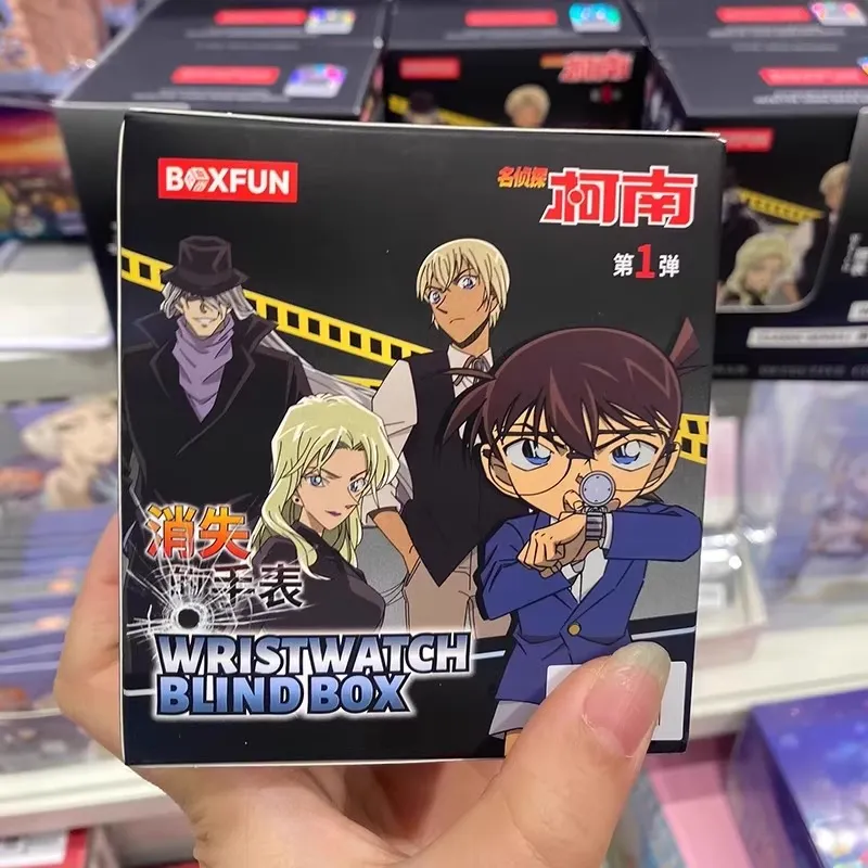 Original Detective Conan Wrist Watch Blind Box 正版麦和名侦探柯南盲盒消失的手表学生腕表生日七 ...