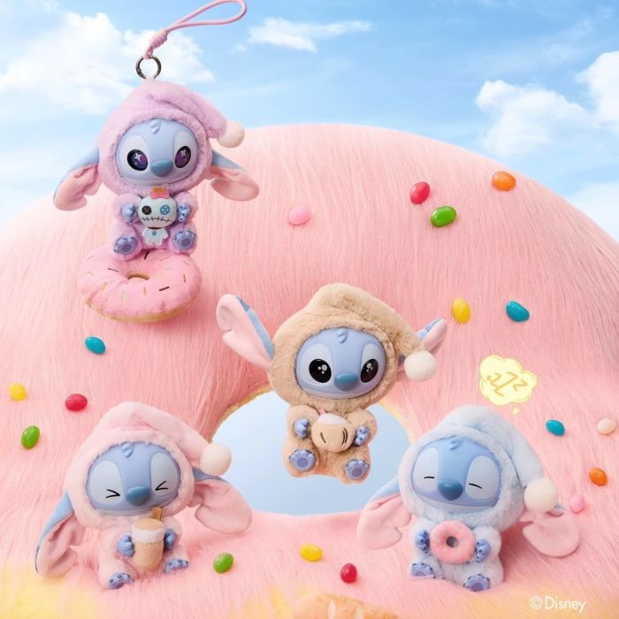 MINISO Stitch Eat Something Before Sleep Series Blind Box 史迪奇再困也要吃一口系列 ...