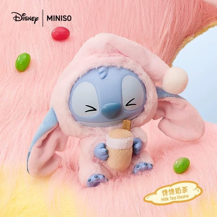 MINISO Disney Stitch Eat Something Before Sleep Series Blind Box 品史迪奇再 ...